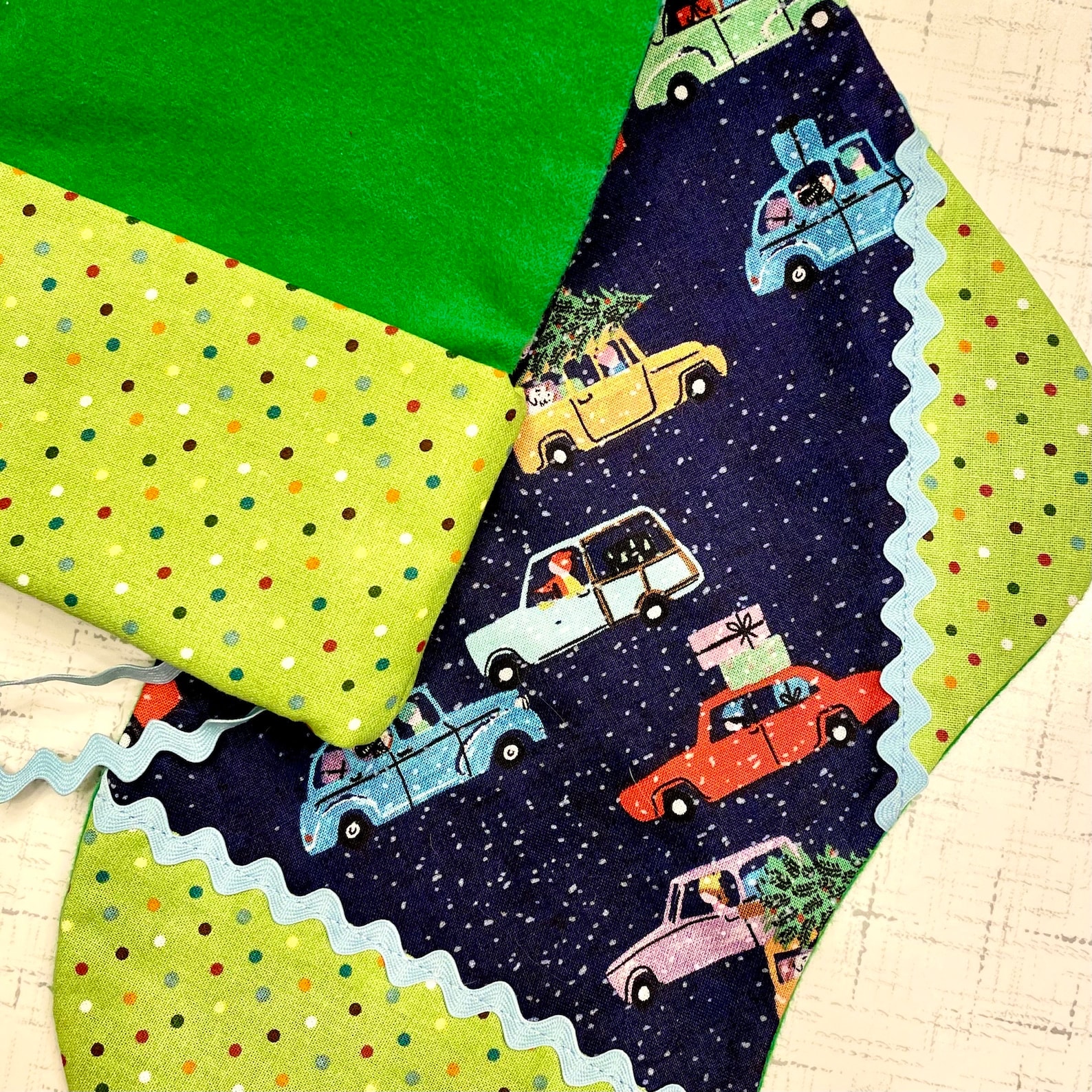 Vintage Cars Christmas Stocking - Etsy