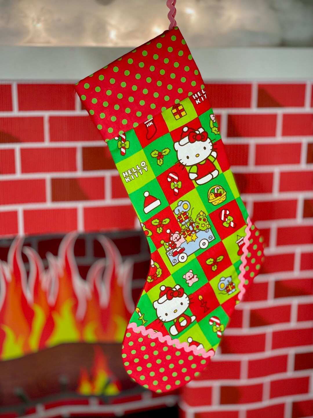 Hello Kitty Holiday Stocking - Etsy
