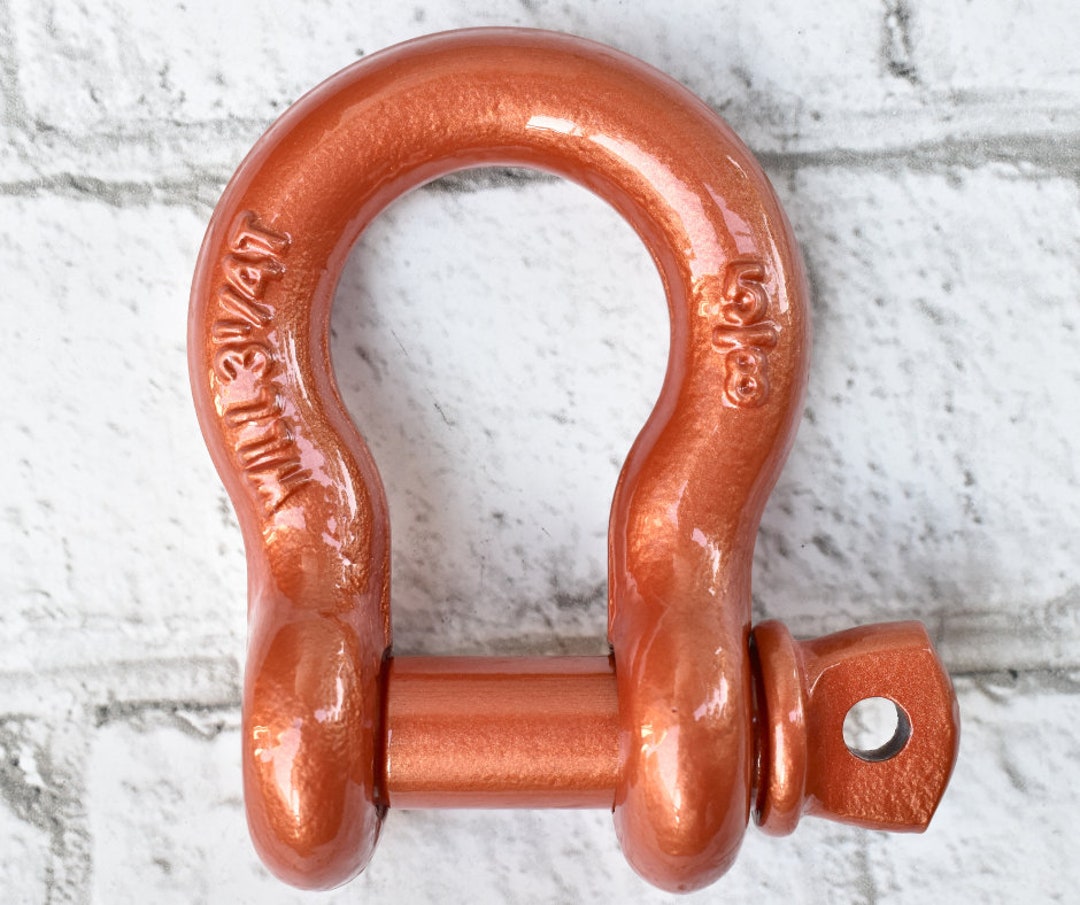 Screw Pin Anchor Shackle 5/8 Inch, Custom Powder Coated - Etsy