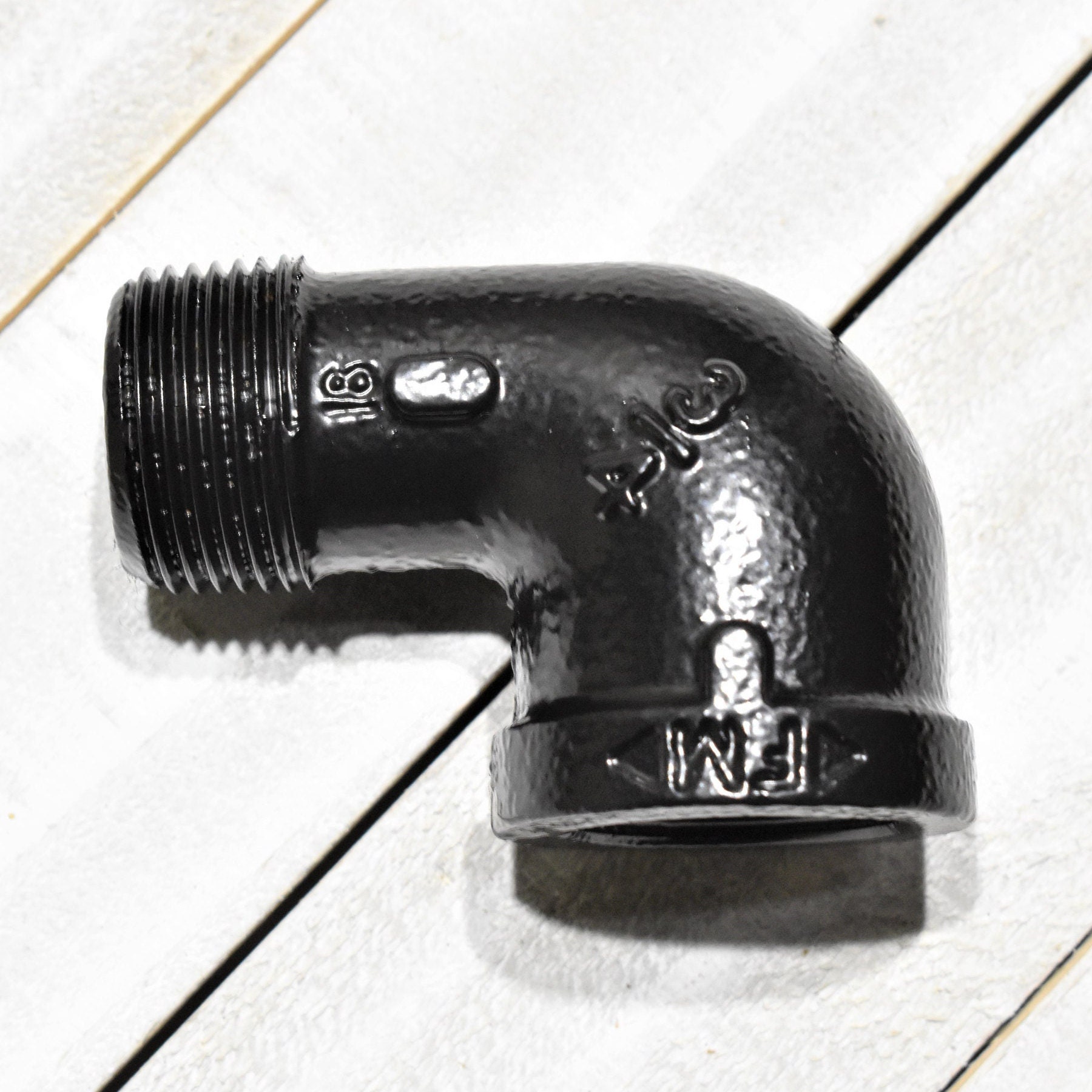 Pipe Street Elbow 90 Degree 3/4 Inch Pipe Fitting Black - Etsy