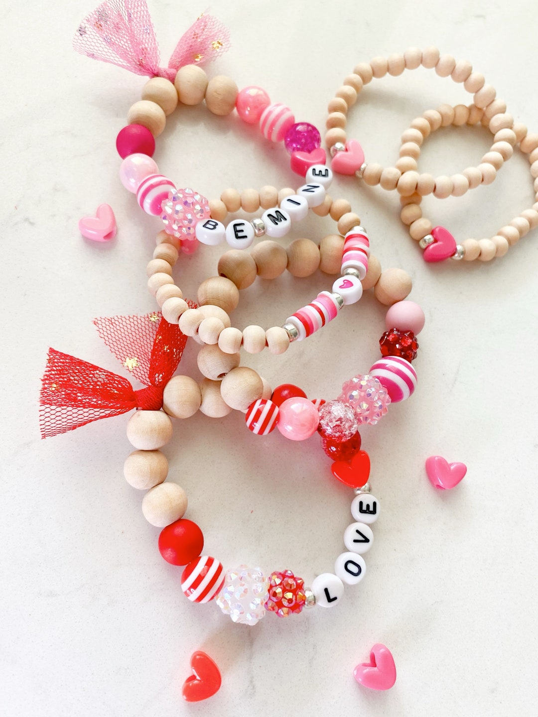 Valentines Day Bracelet Arm Stack - Etsy