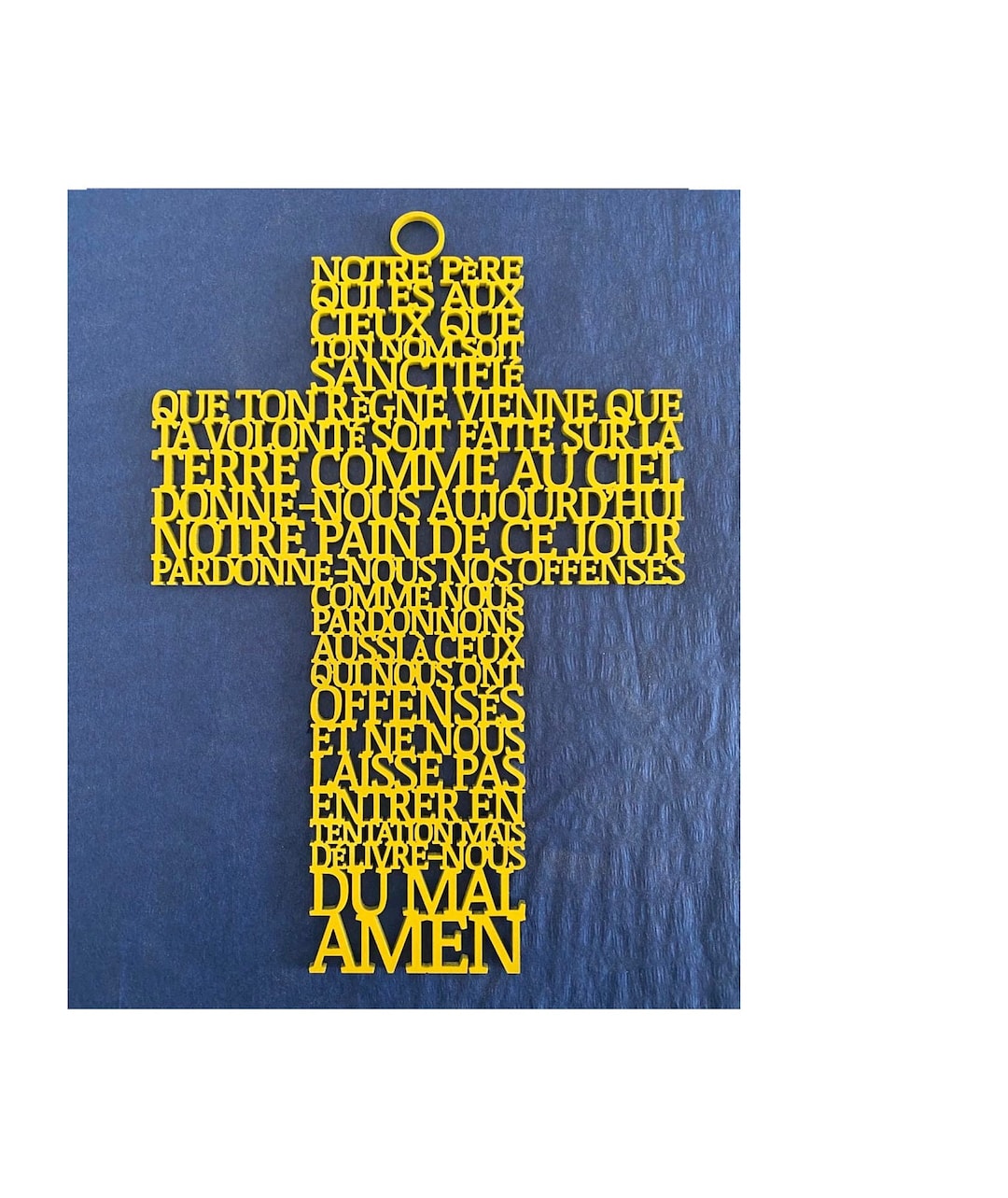 French Lord's Prayer Our Father in French Notre Père - Etsy
