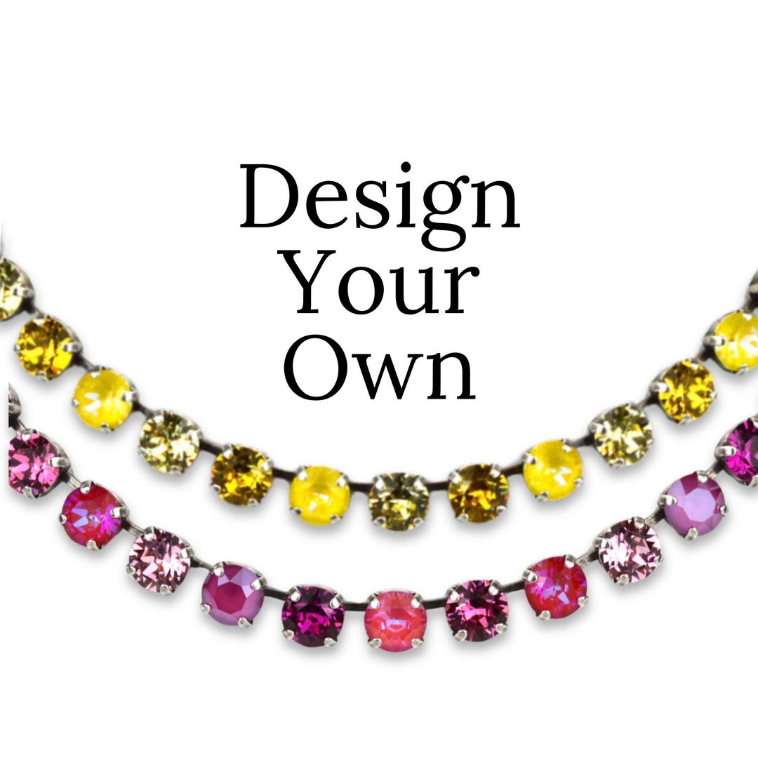 Custom Crystal Jewelry, Design Your Own Austrian Crystal Necklace ...