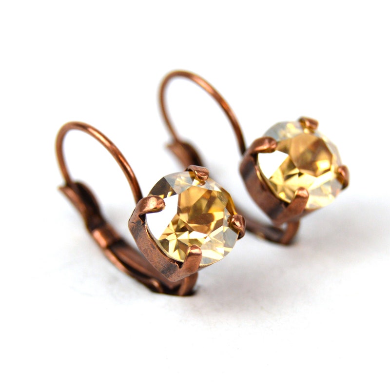 Crystal Earrings - Etsy