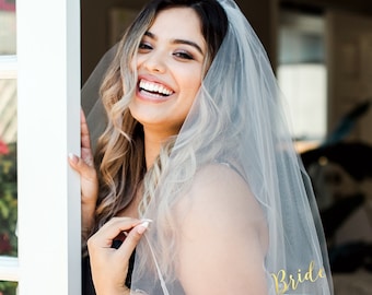 Sequin Hen Party Veil Bride to Be Veil Gift Bachelorette Veil Sparkly ...