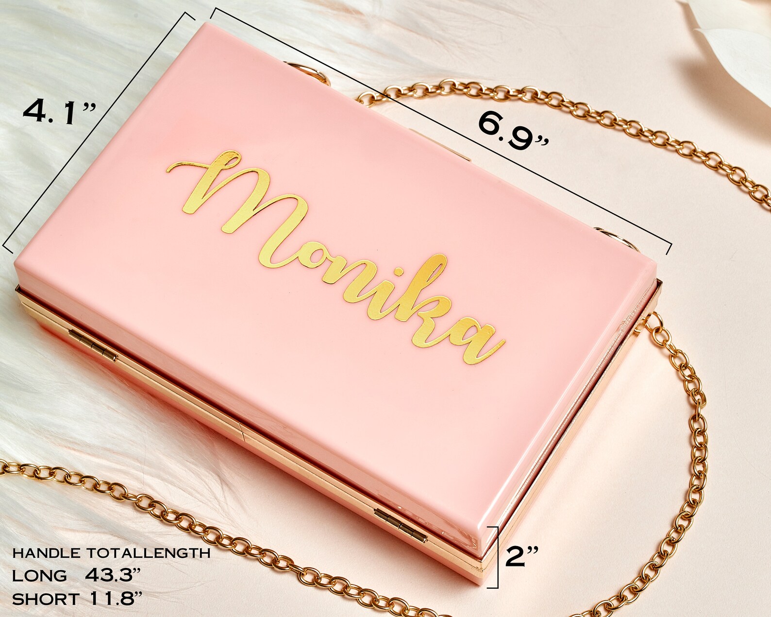 Mrs Purse Bride Clutch Bride Gift Personalized Acrylic - Etsy