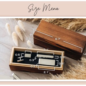 Groomsmen Gifts Box Set Custom Engraved Cuff Links Money Clip Tie Clip ...