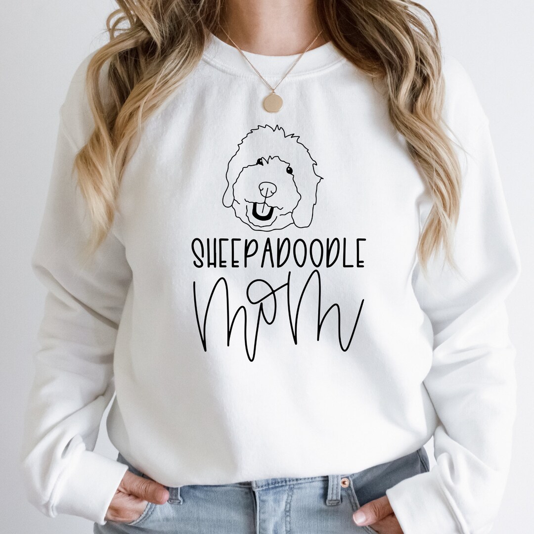 Sheepadoodle Mom Gildan Sweatshirt, Dog Lover Gift - Etsy