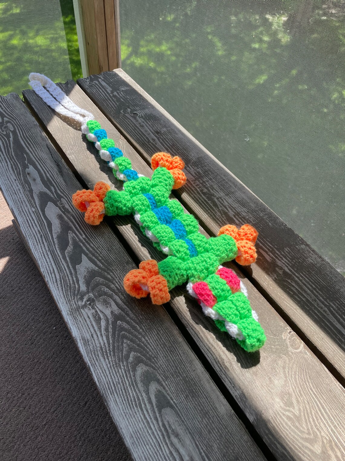 Crochet Beaded Lizard - Etsy