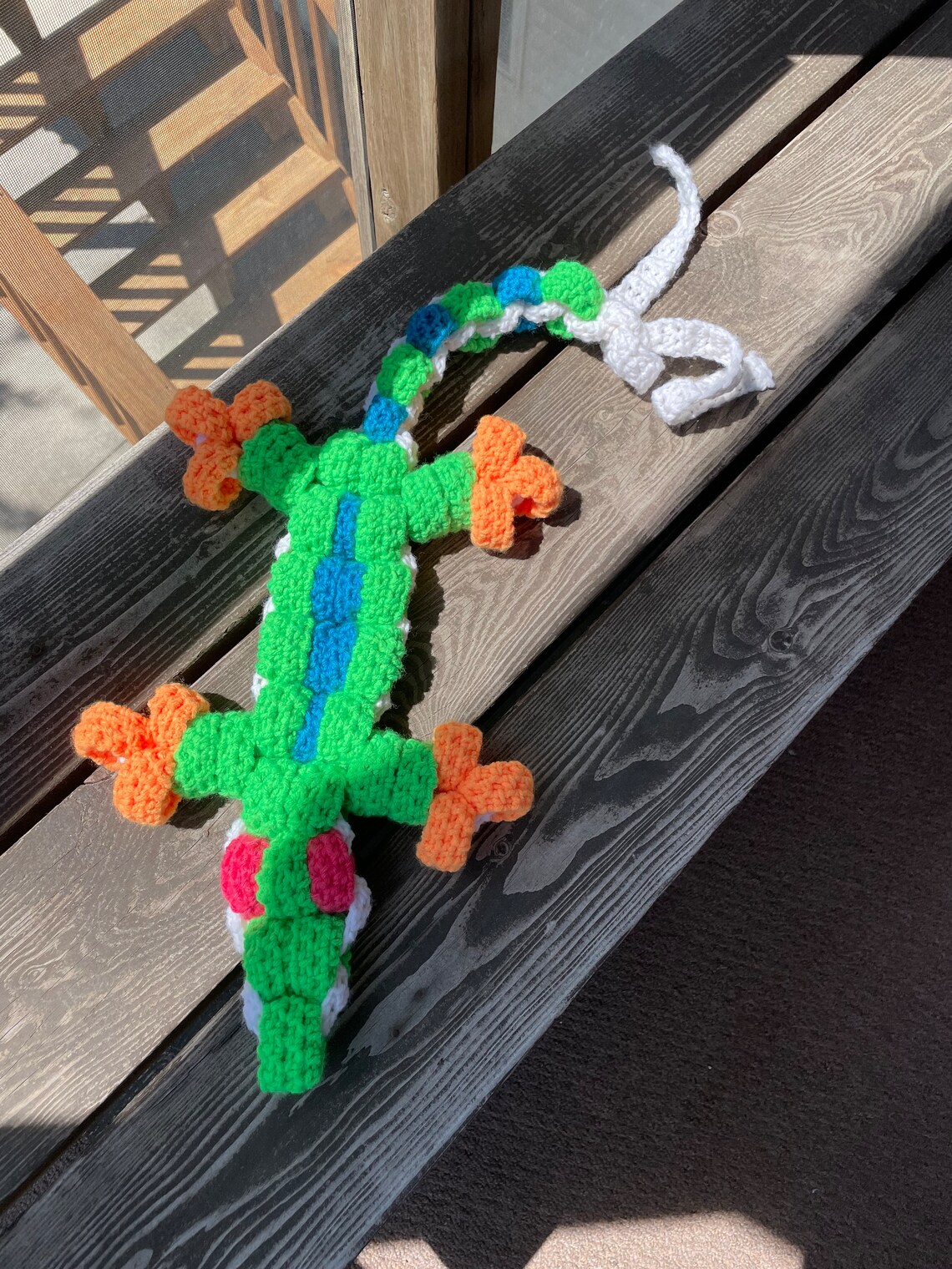 Crochet Beaded Lizard - Etsy