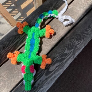 Crochet Beaded Lizard - Etsy