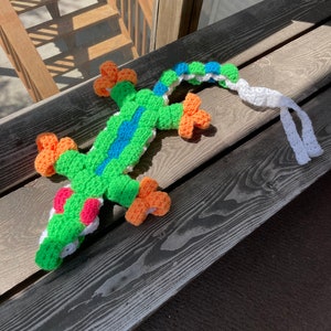 Crochet Beaded Lizard - Etsy