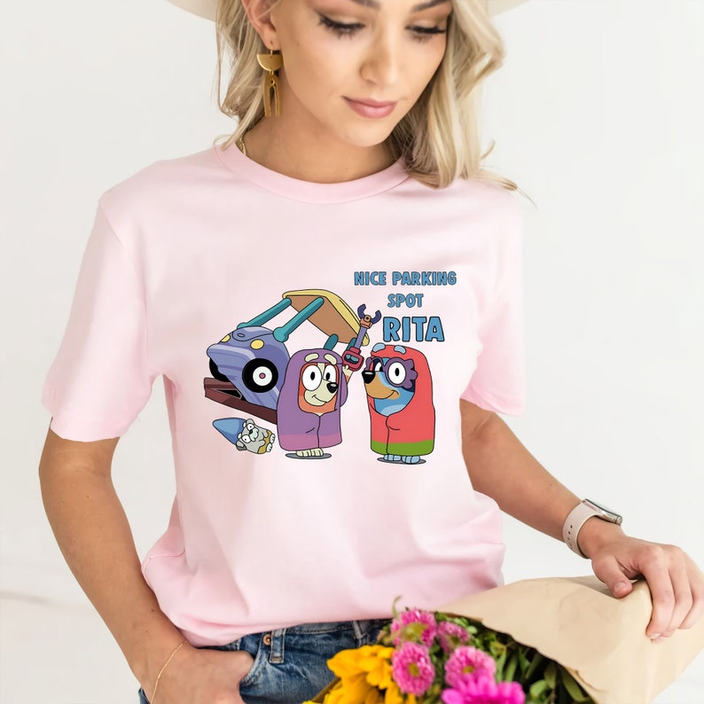 Bluey Png, Nice Parking Spot Rita Stickers PNG, Bluey Family Png, Decal ...