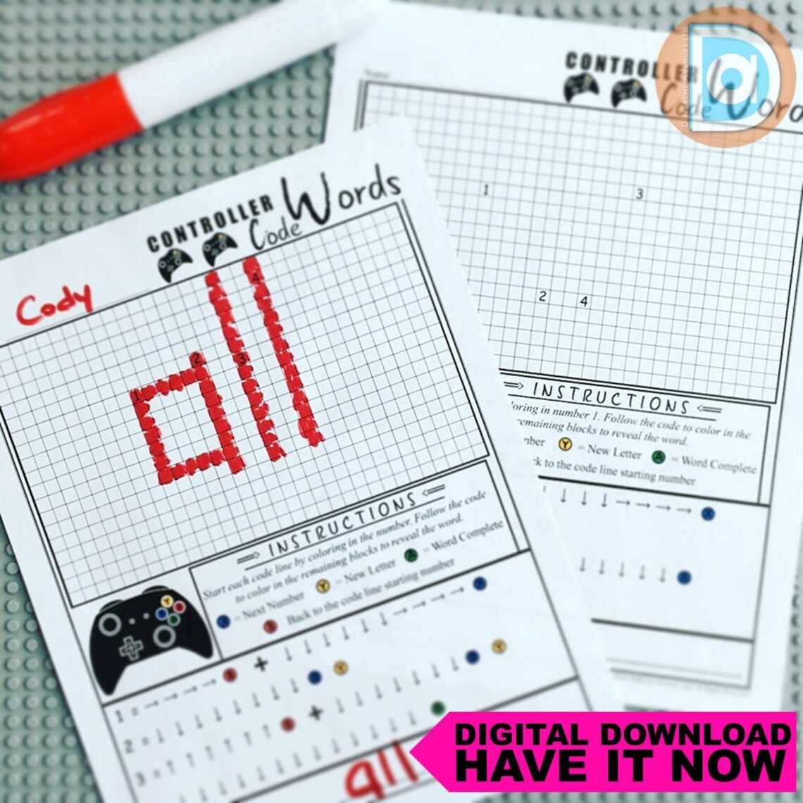 52 Worksheets for kids Math Coding English all in one | Etsy