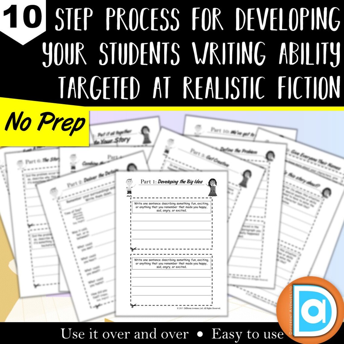 Story Writing Activity for 2nd, 3rd, and 4th Grade | Kids Writing ...