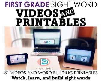 Phonics Worksheets CVC and Sight Words for Kindergarten/first - Etsy