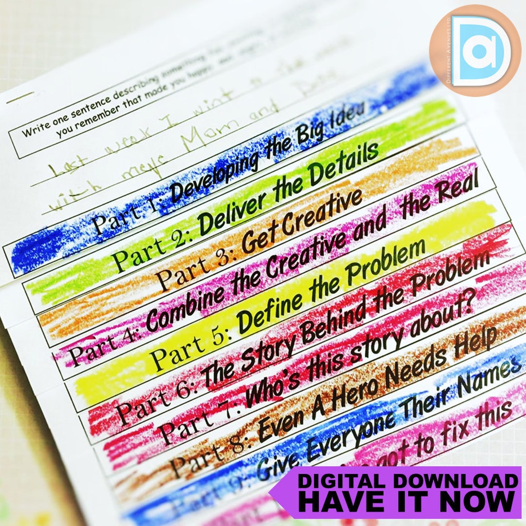 Story Writing Activity for 2nd, 3rd, and 4th Grade | Kids Writing ...