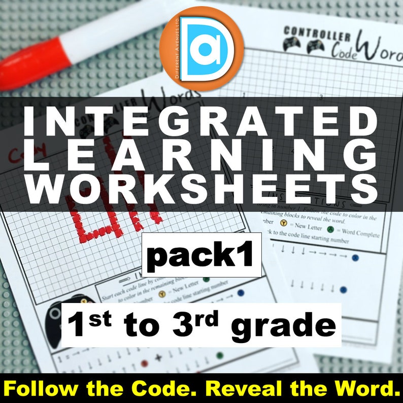 52 Worksheets for Kids - Math, Coding, English All in One - First Grade ...