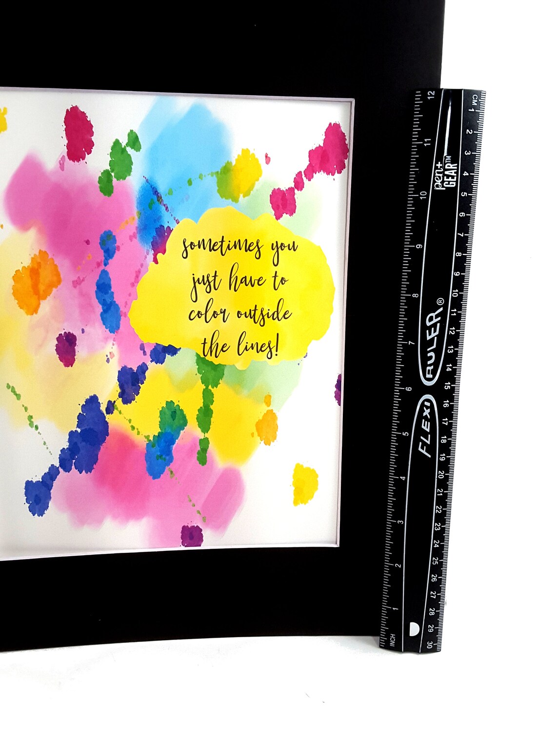 Message Watercolor Art Printcolorful Wall Decor Color - Etsy