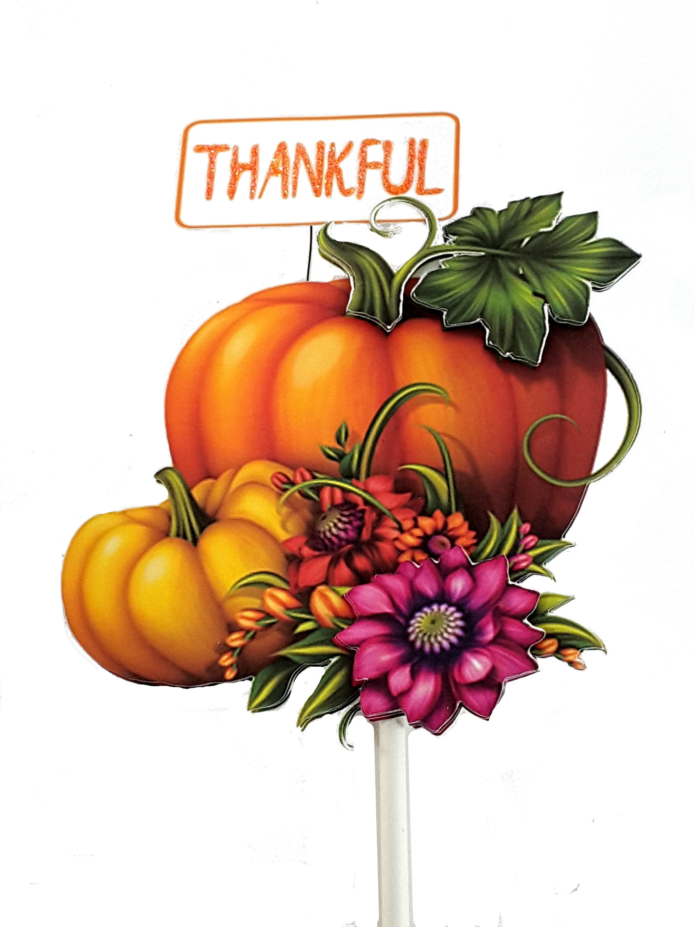 Thanksgiving Cake Topper With Pumpkin Thanksgiving Decor - Etsy UK