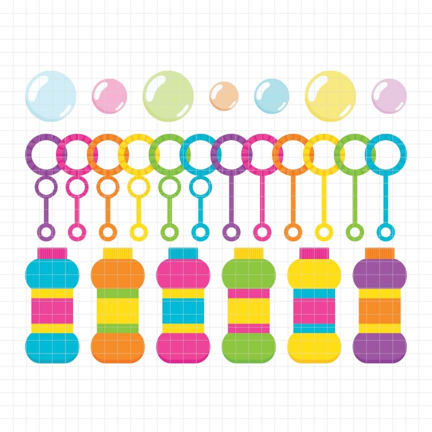 Blowing Bubbles Wand Clip Art