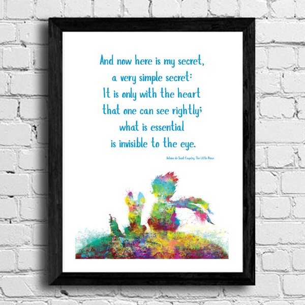 Little Prince Quotes - Etsy