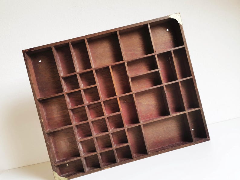 Vintage Drawer Display Case Shelf - Etsy