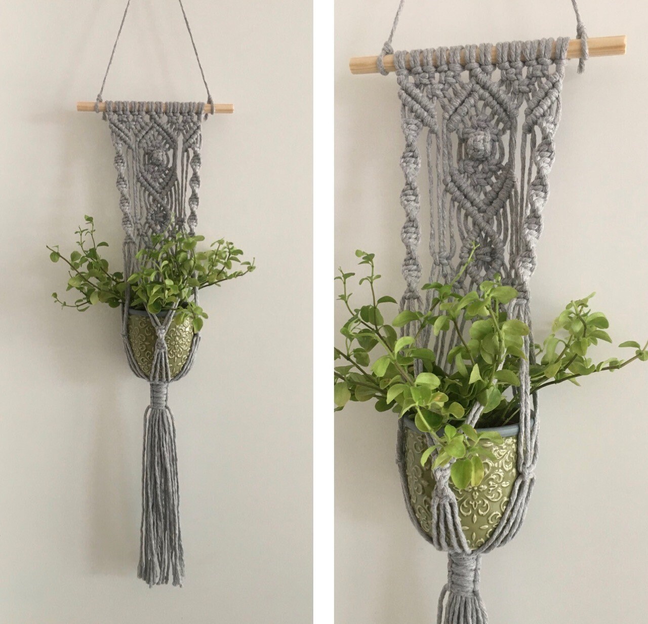 Macrame Plant Hanger Wall Planter Wall Hanging Wall Plant - Etsy