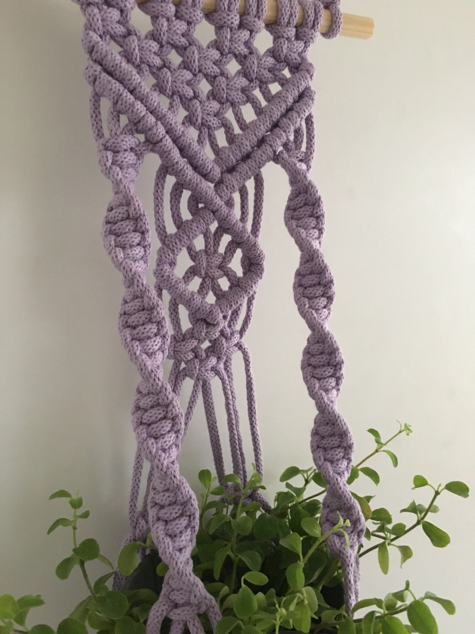 Macrame Plant Hanger Wall Planter Wall Hanging Wall Plant - Etsy