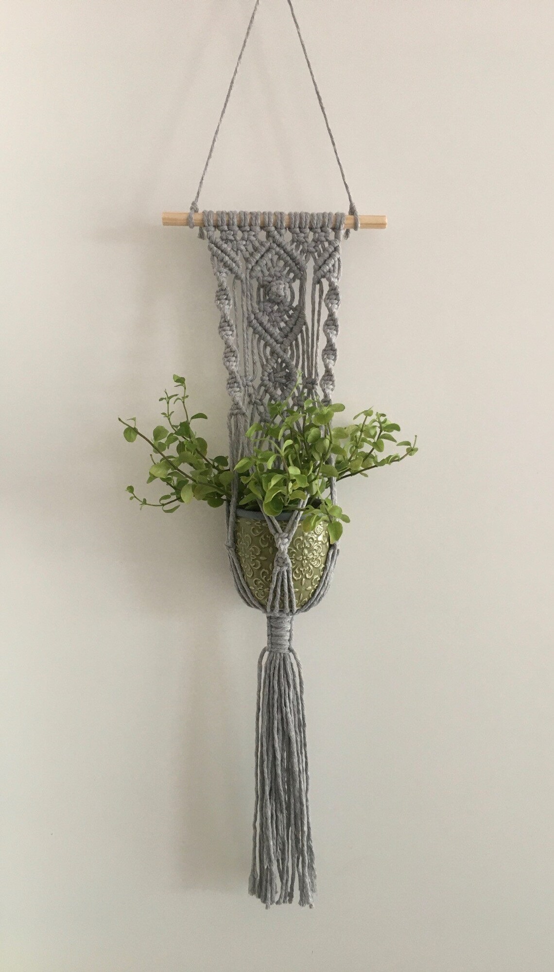 Macrame Plant Hanger Wall Planter Wall Hanging Wall Plant - Etsy