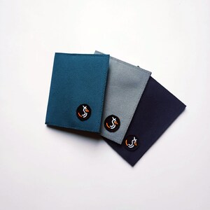 Bifold Wallet in Teal Waterproof Fabric. Vegan Wallet. Cards Wallet. - Etsy