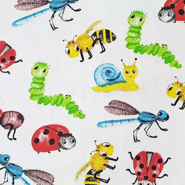 Insect Fabric - Etsy