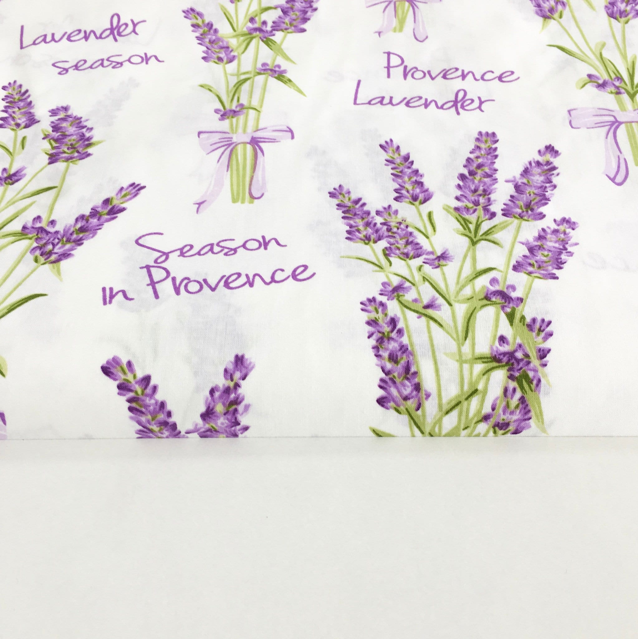 Lavender Fabricflowers Cotton Fabric by the Yardprovence | Etsy