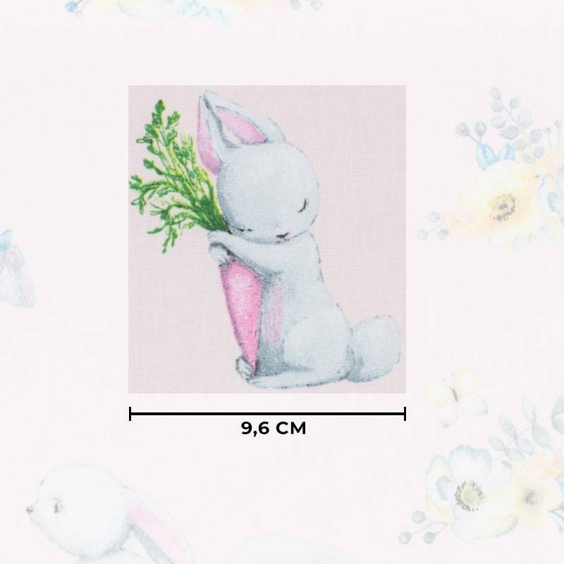 Bunny FabricRabbits FabricCotton Fabricbaby | Etsy