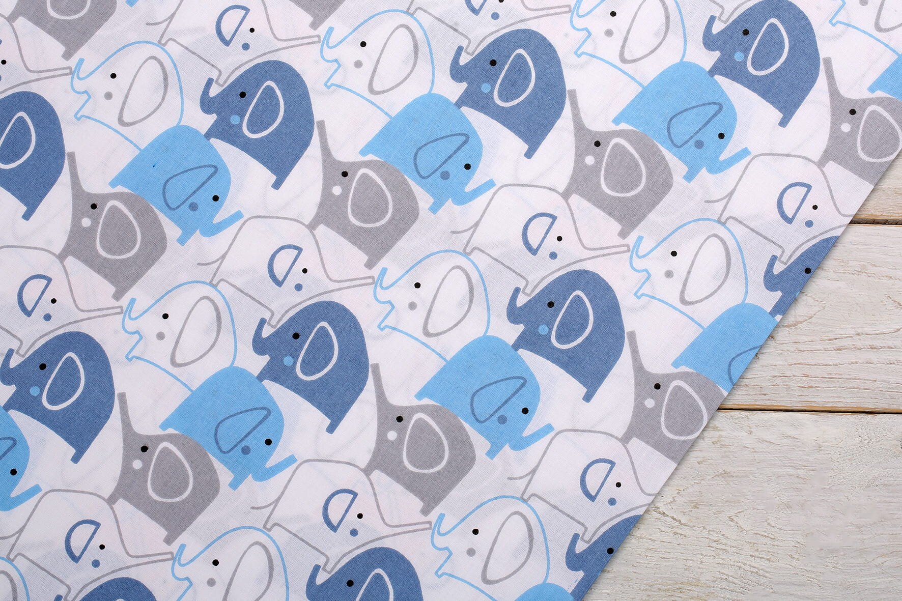 Elephant Fabricelephant Fabric by the Yardbaby Fabrickids | Etsy