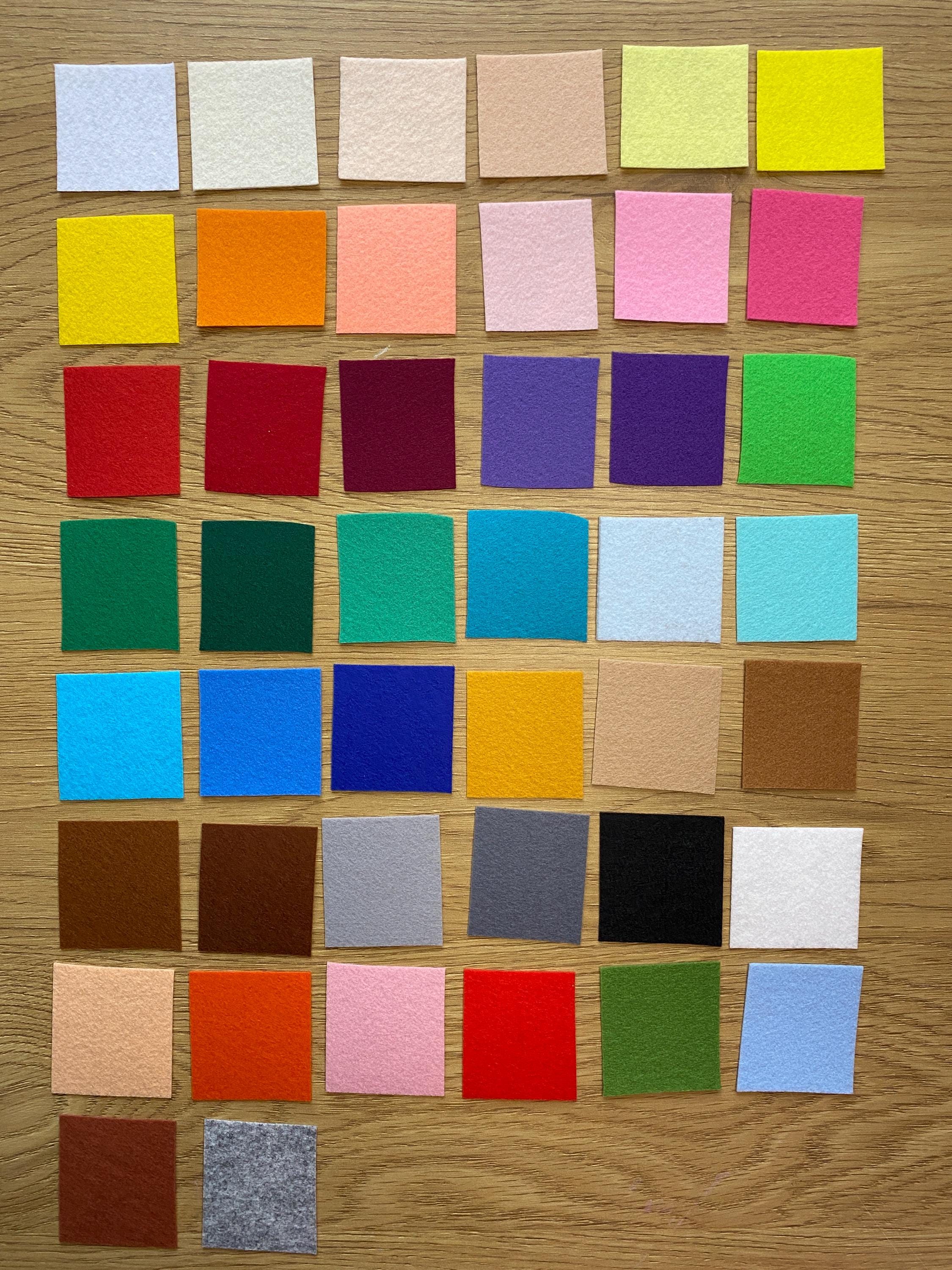 Hard Felt Sheets Stiffened Felt 7,8" × 11,8" ( 20×30cm) Hard Felt 1.2 ...