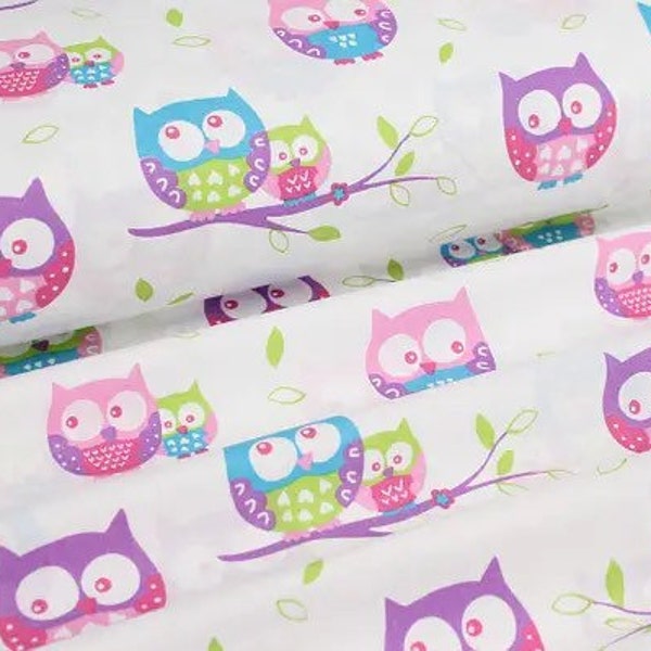 Owl Fabric - Etsy