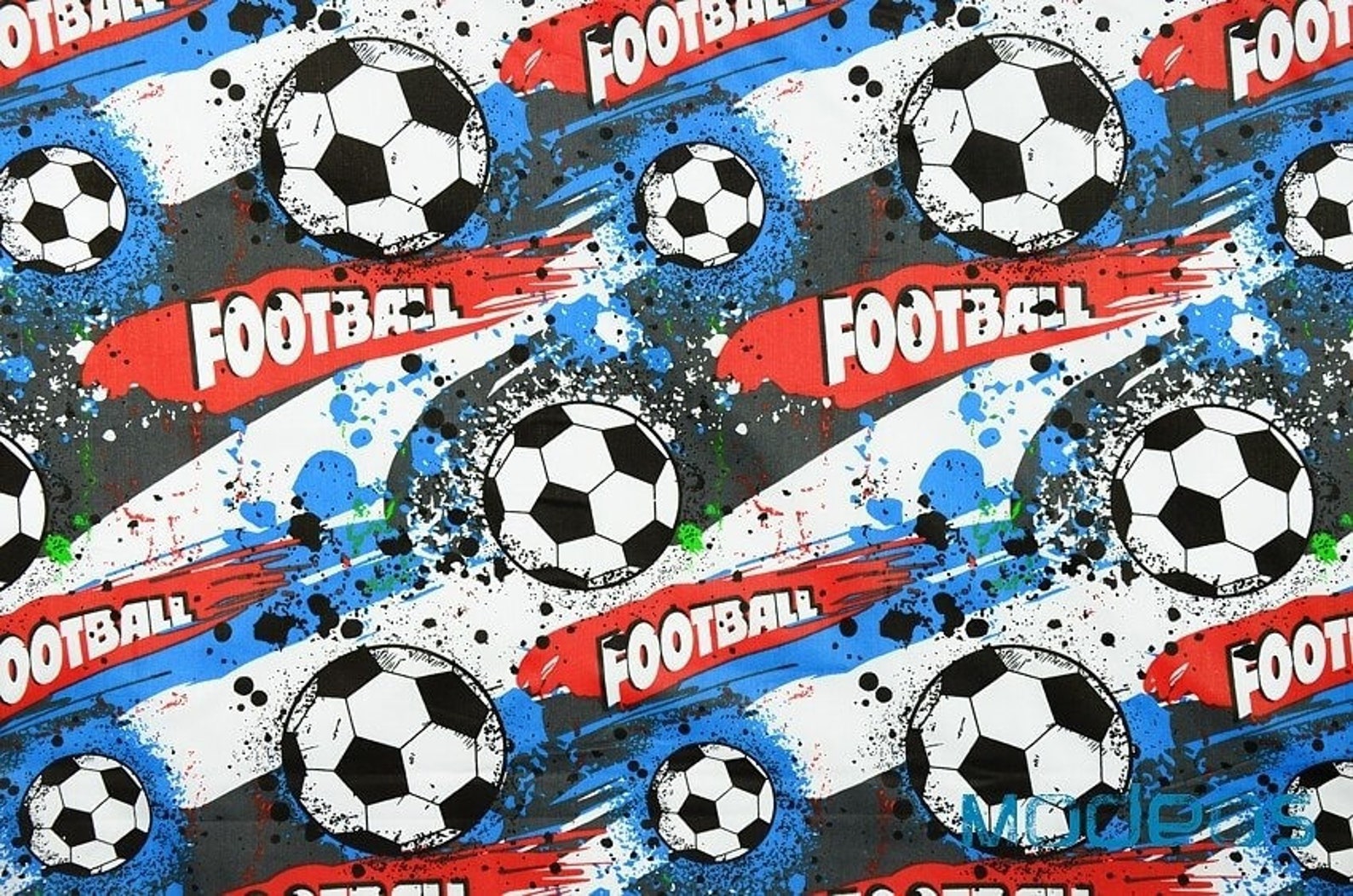 Soccer Ball Fabricsports Fabricsoccer Fabriccotton - Etsy