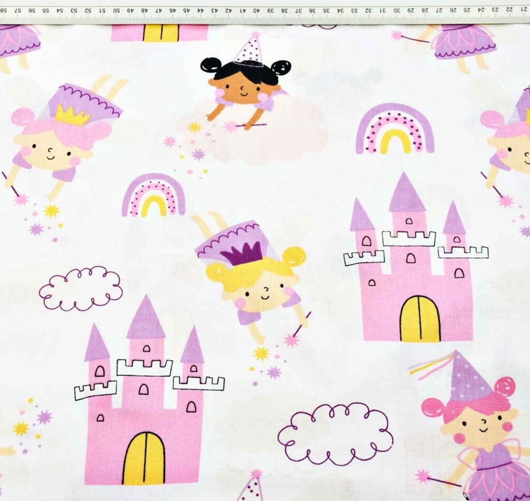 Fairy Fabric, Princess Cotton Fabric, Girls Fabric,quilting Fabric ...
