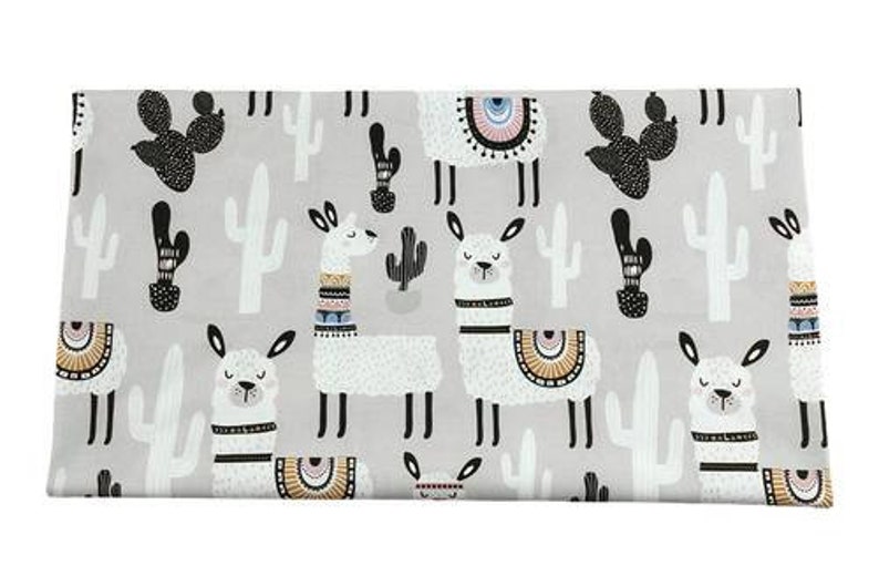 Lama Cotton Fabric by the Yardlamas Patternalpaca - Etsy