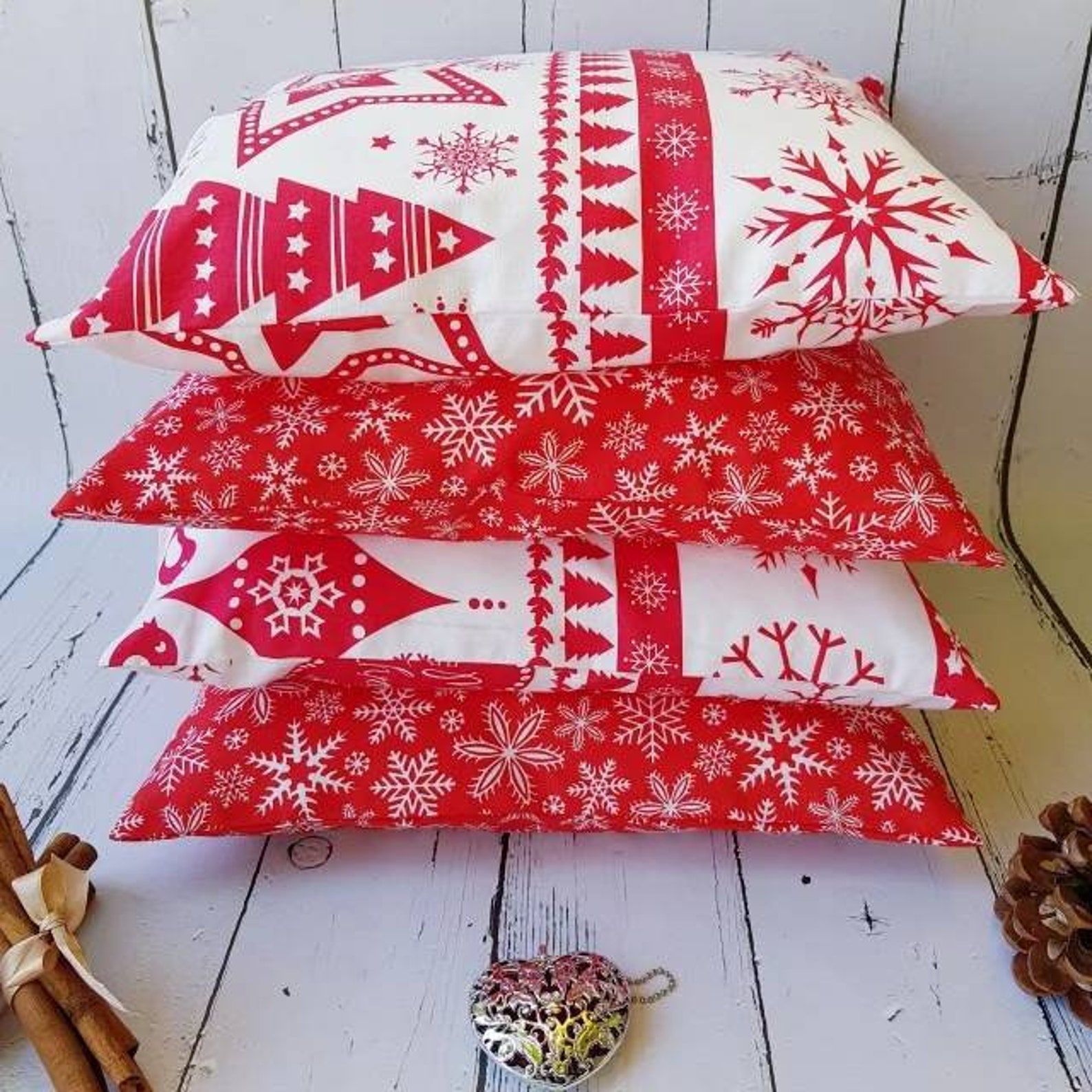 Christmas Fabric by the Yard Snowflake Fabricchristmas - Etsy