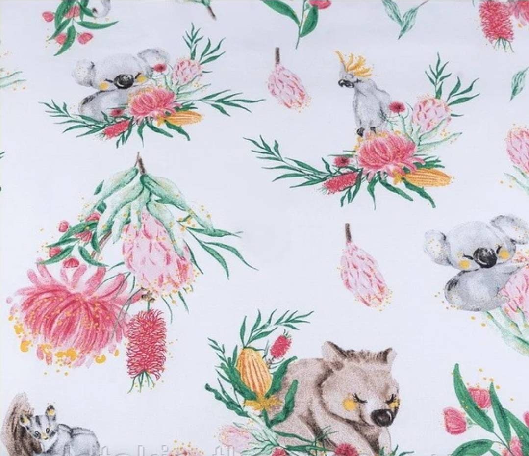 Koala Baumwollstoff Stoff Stoff Bulk Stock Babystoff | Etsy