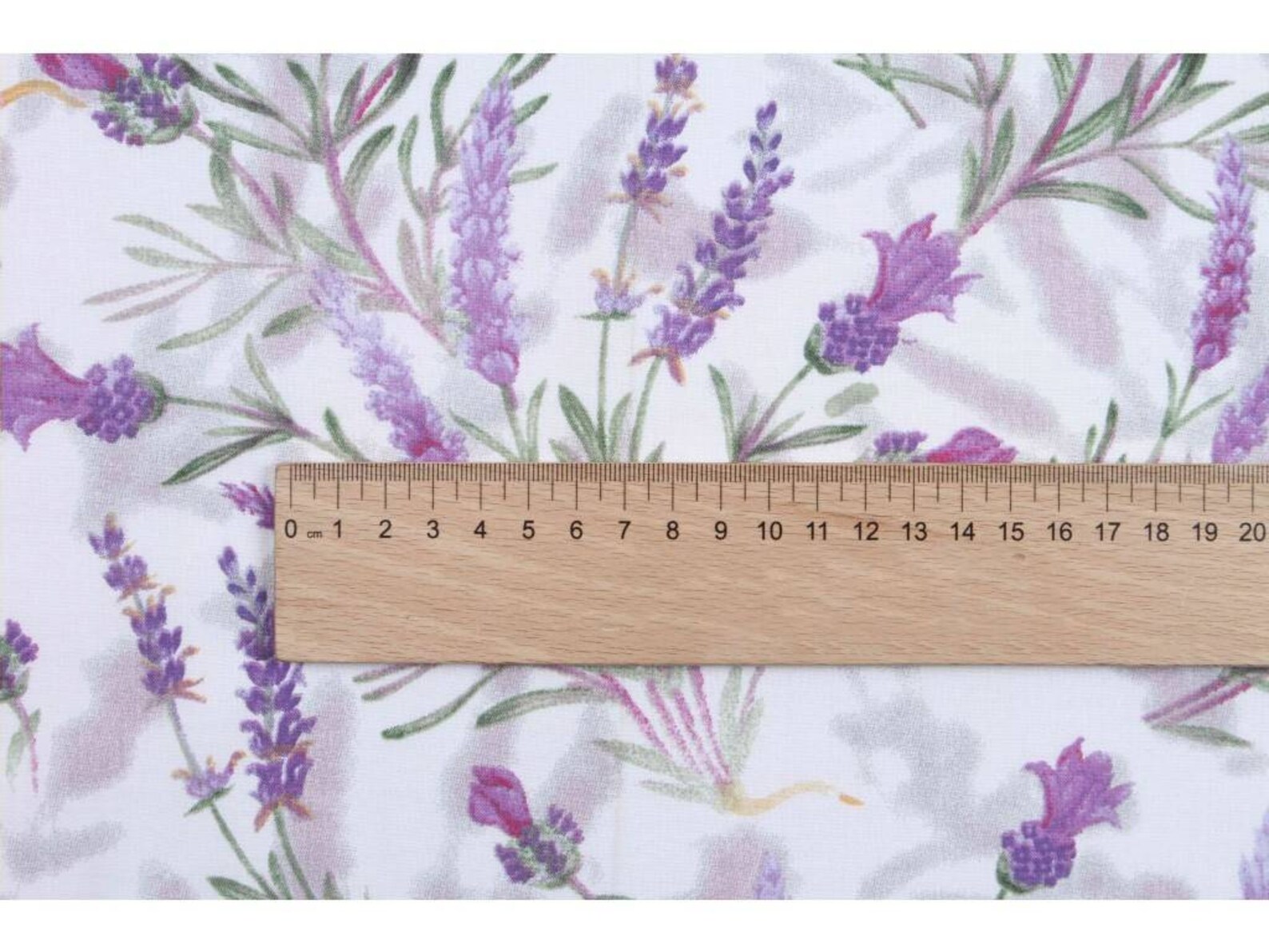 Lavender Field Cotton Fabricflowers Fabric by the - Etsy