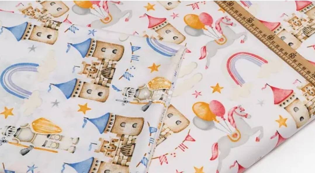 New Castle Cotton Fabric Princess Fafricbaby Girls - Etsy