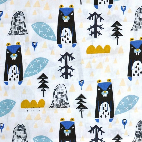 Beaver Fabric - Etsy