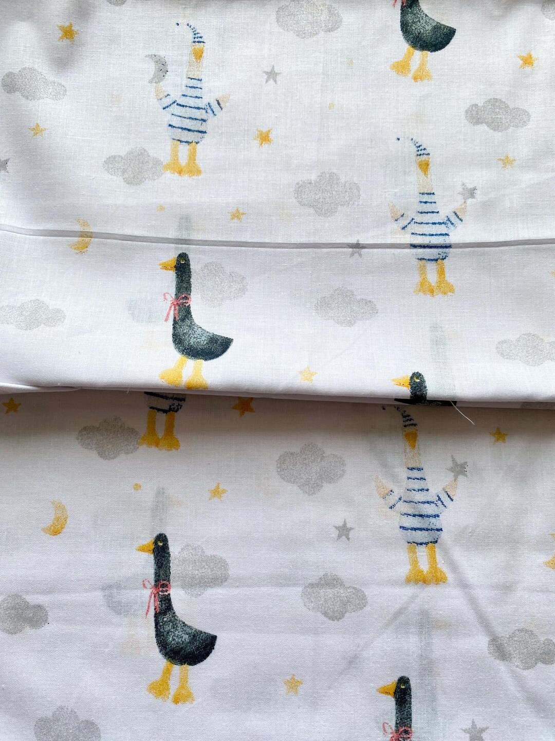 Geese Cotton Fabric by the Yard, Goose Fabric, DUCK Fabric,baby Fabric ...