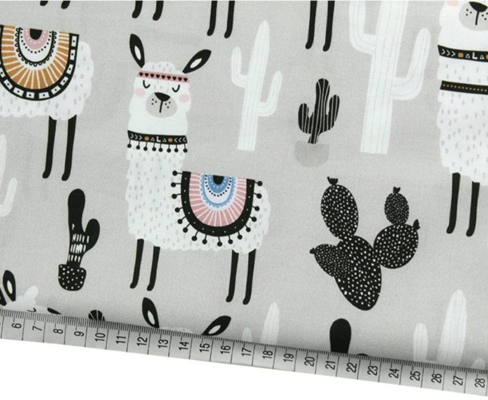 Lama Cotton Fabric by the Yardlamas Patternalpaca - Etsy