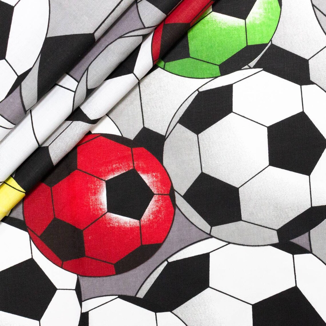 Soccer Fabric Soccer Ball Fabric Sports Fabric Cotton - Etsy Australia