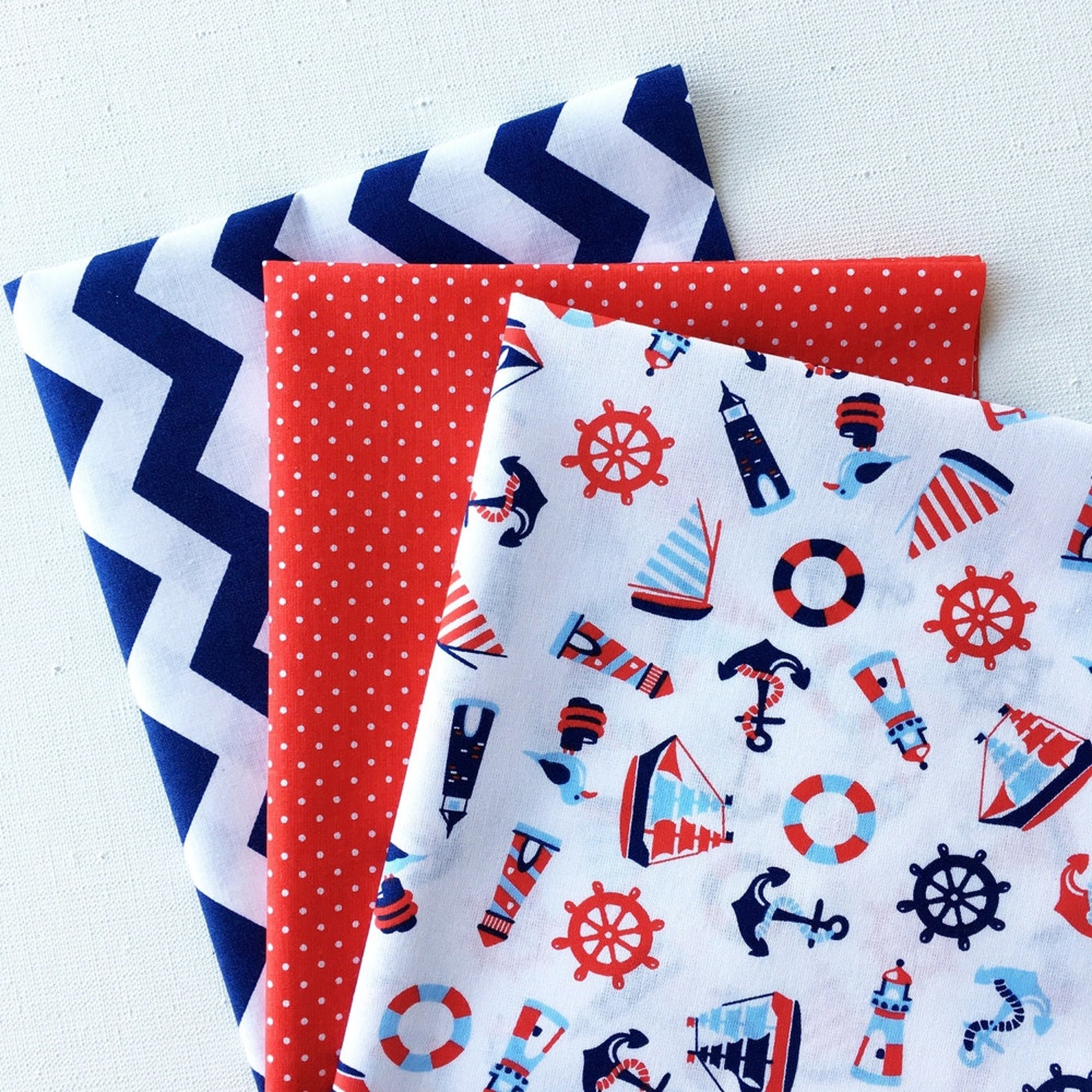 Marine Fabric Cotton Fabric Sea Fabric Ocean Fabric - Etsy