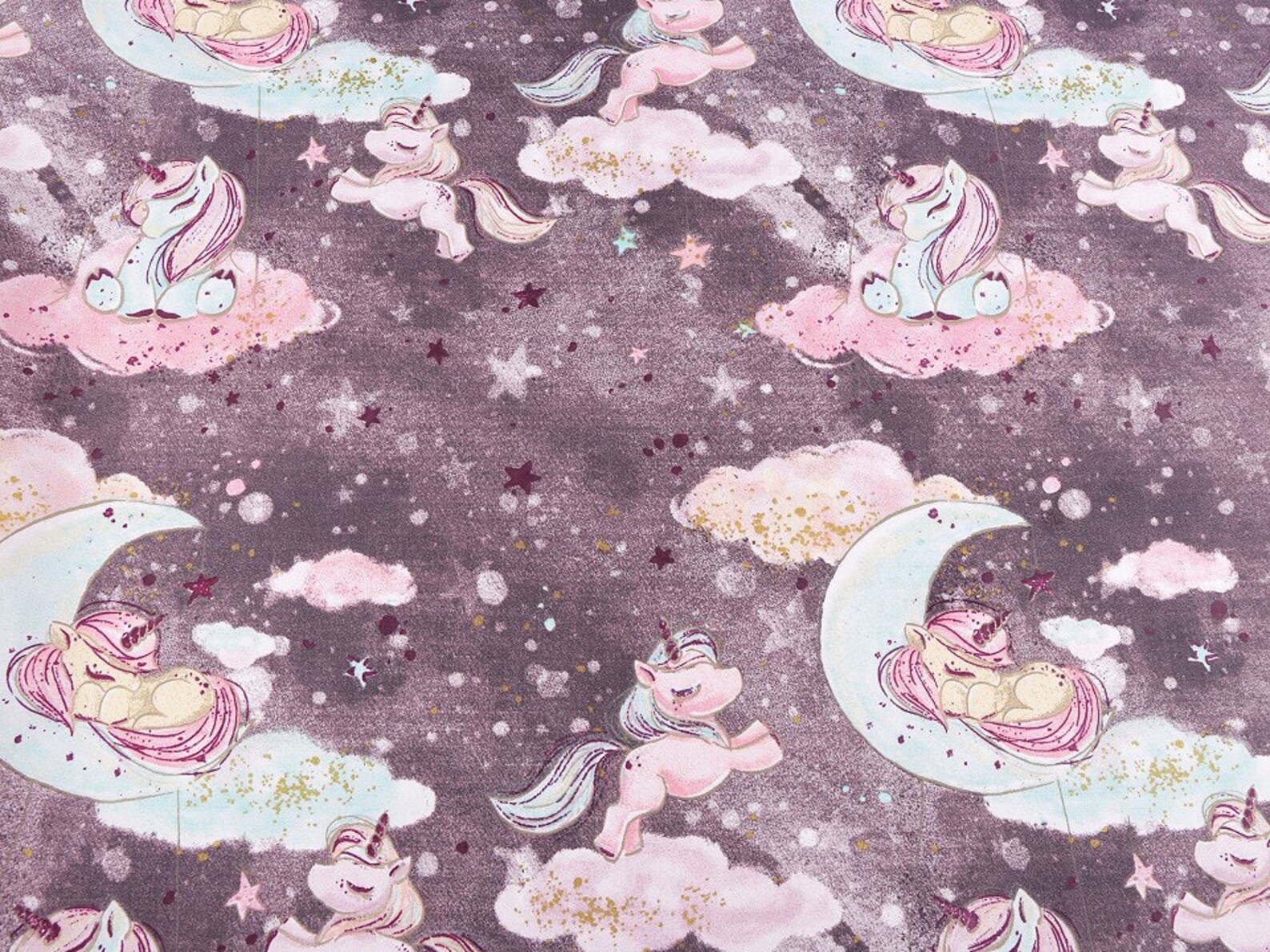Unicorn Fabric Unicorn Fabric by the Yard Cotton Fabric - Etsy